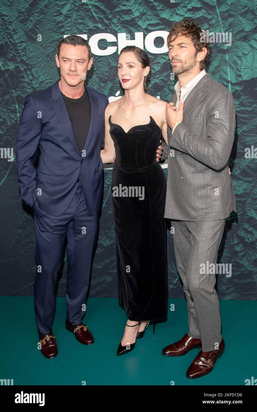 Luke Evans, Jessica Ann Collins and Michiel Huisman attend Apple TV+'s ...