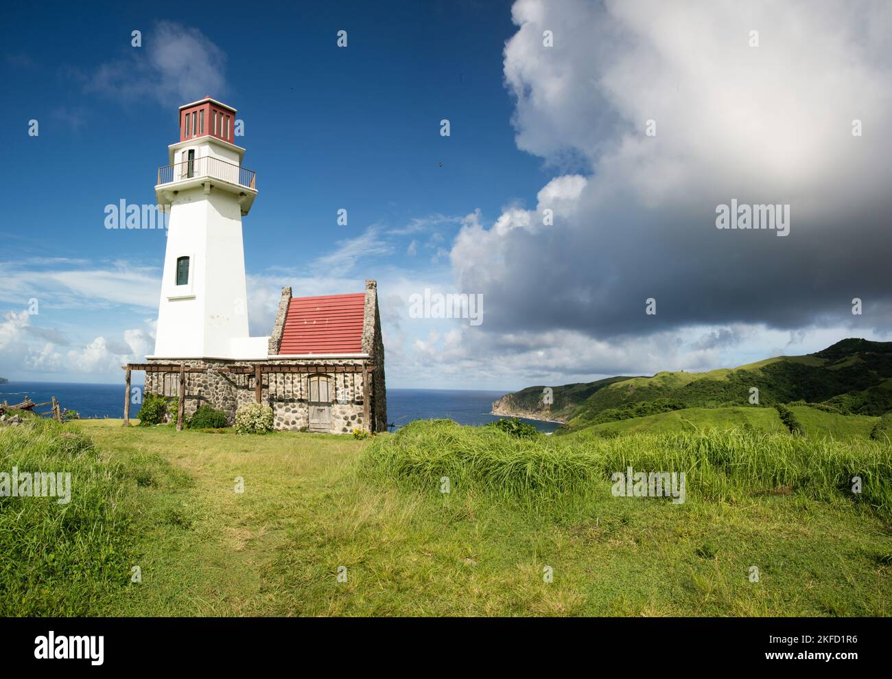 A Lighthouse in Batanes, Philippines during the daytime Stock Photo - Alamy