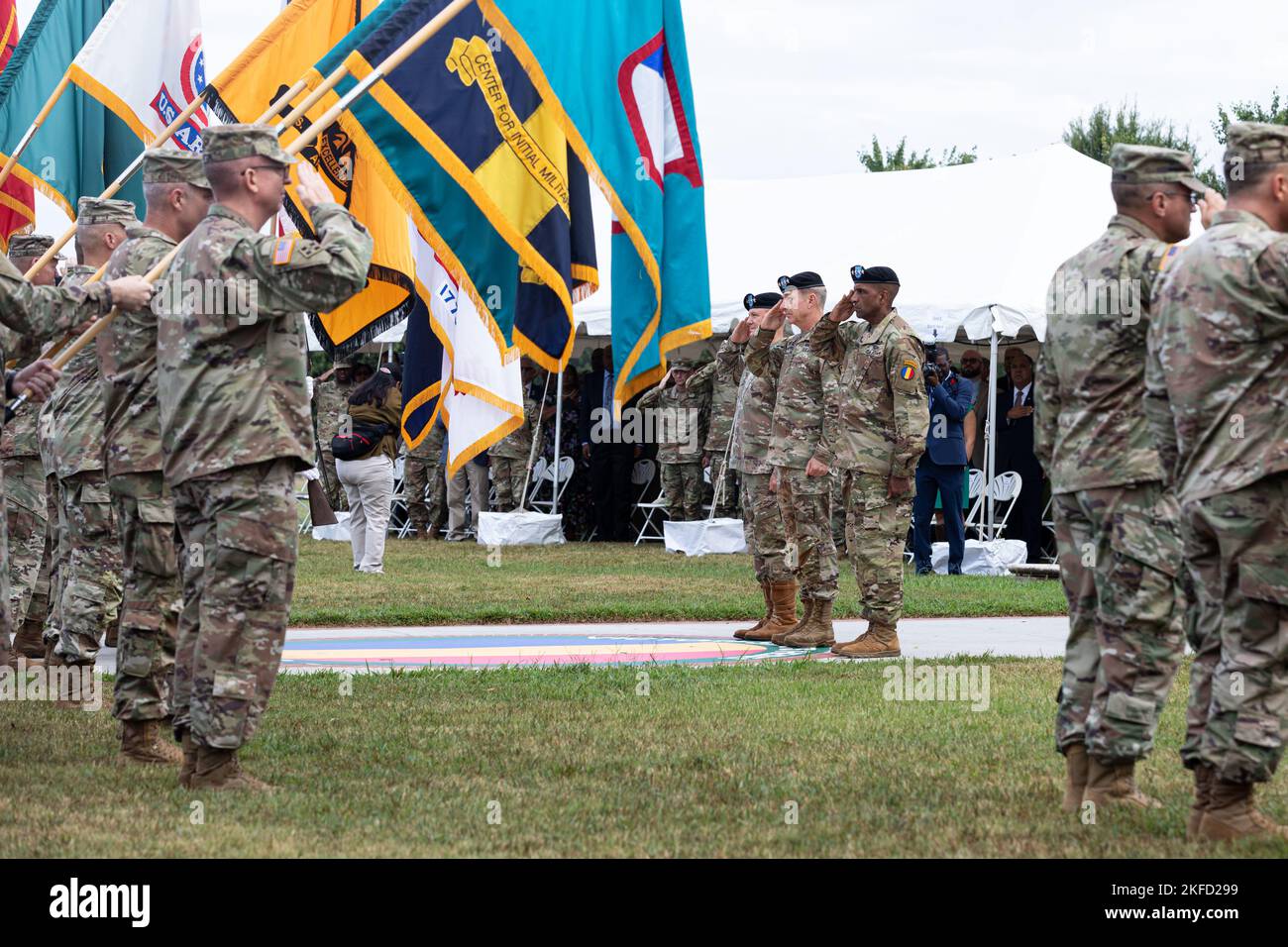 U.S. Army Gen. James McConville, Chief of Staff of the Army, Gen. Gary ...