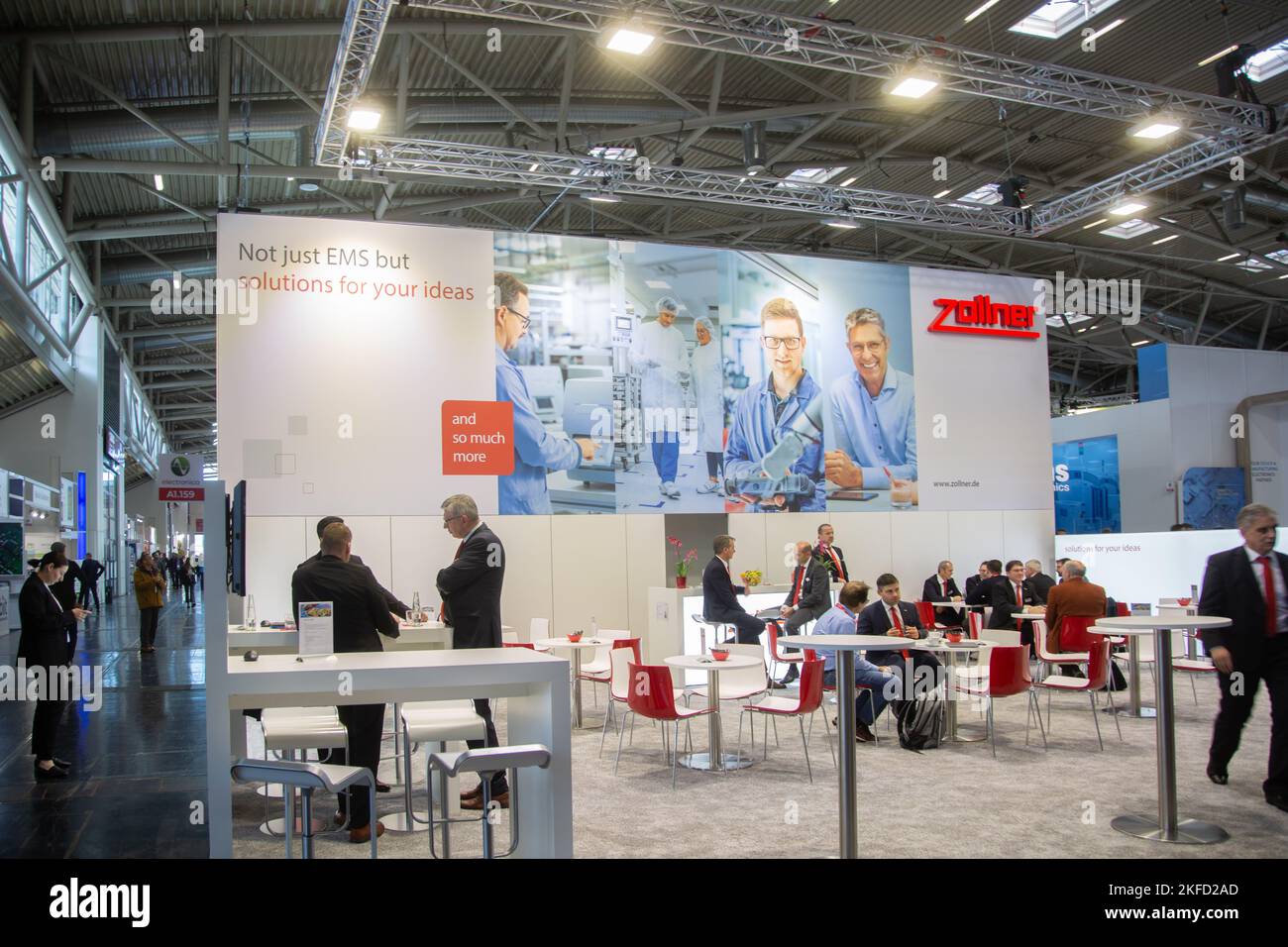 Munich, Germany. 17th Nov, 2022. Zollner bei der Electronica/Semicon ...