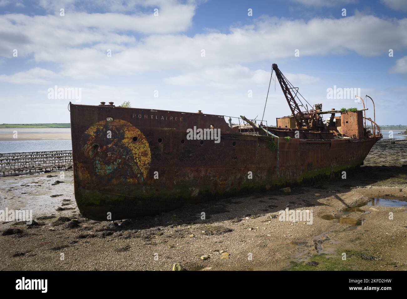 The wreck of Port Lairge near Saltmills, Ireland Stock Photo - Alamy