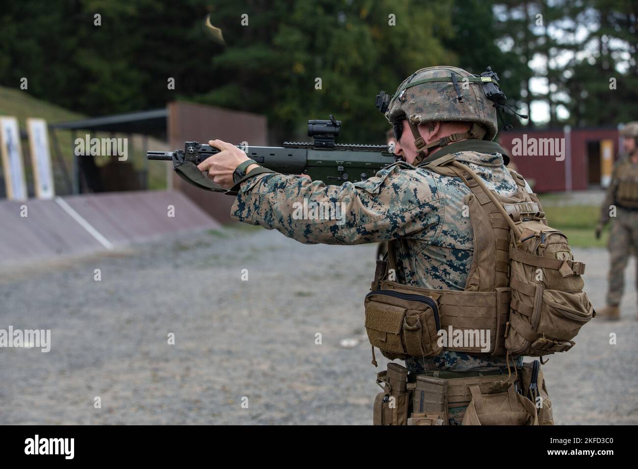 U.S. Marine Corps LCpl. Andrew Laidler, a rifleman with 1st Battalion ...