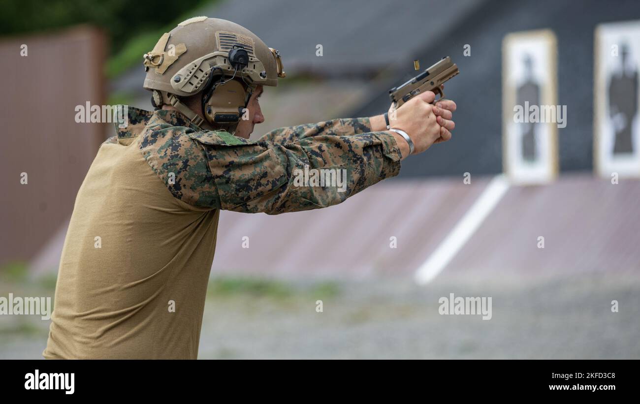 U.S. Marine Corps SSgt. Joseph Owen, a platoon commander with 2d Light ...