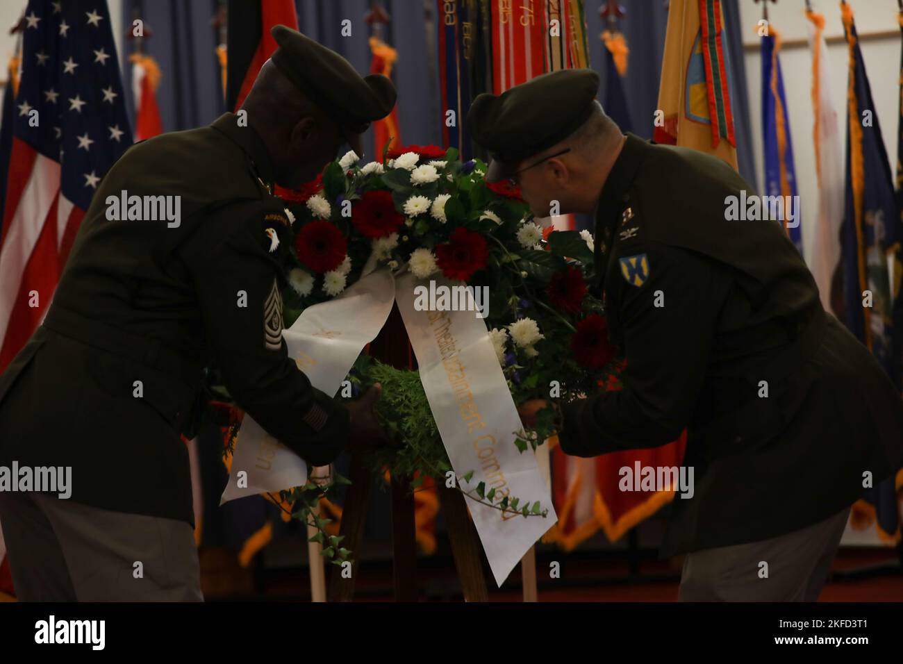 U.S. Army Col. Todd J. Allison (right), Deputy Commanding Officer of ...
