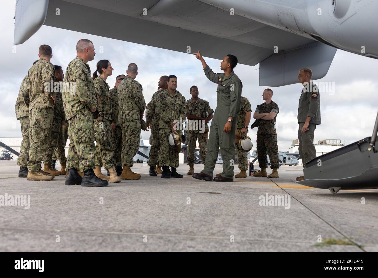 Navy personnel with U.S. Navy Amphibious Warfare Tactics Instructor ...