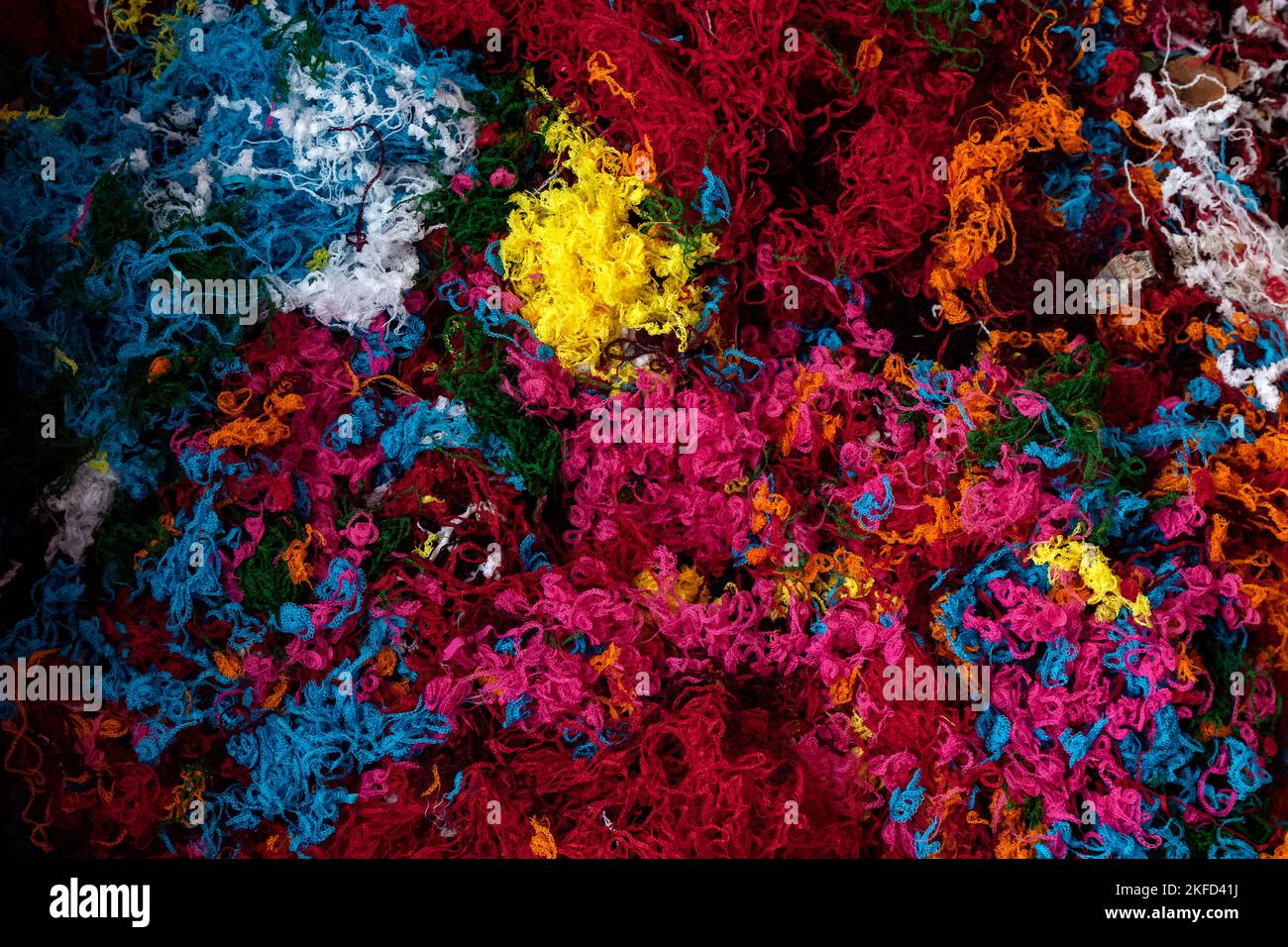 A colorful cut-out wool textured background Stock Photo - Alamy