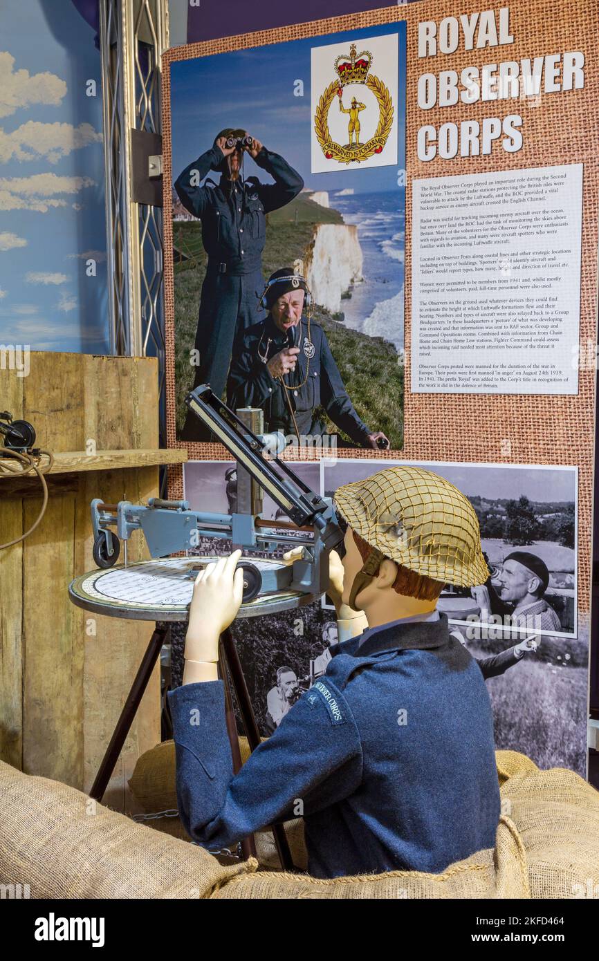 World War 11 exhibit, Solent Sky Museum, Southampton, Hampshire ...