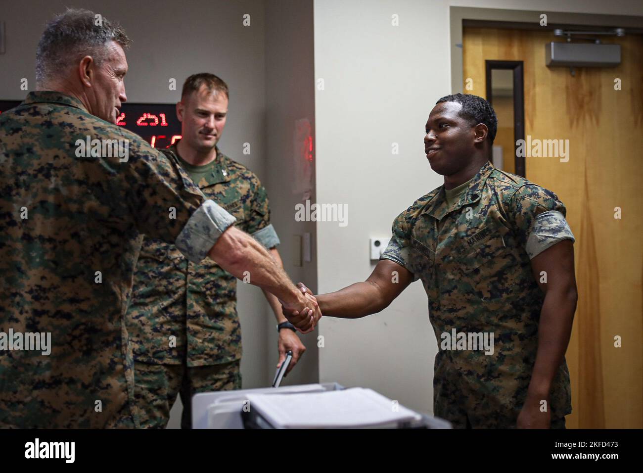 U.S. Marine Corps Maj. Gen. William Bowers, the commanding general for Marine Corps Recruiting ...