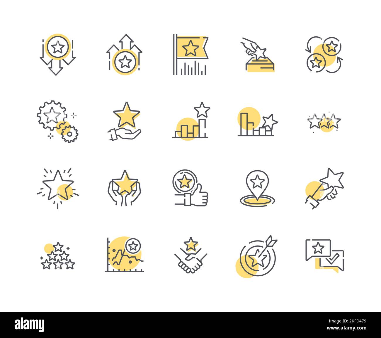Star rating icons set Stock Vector Image & Art - Alamy