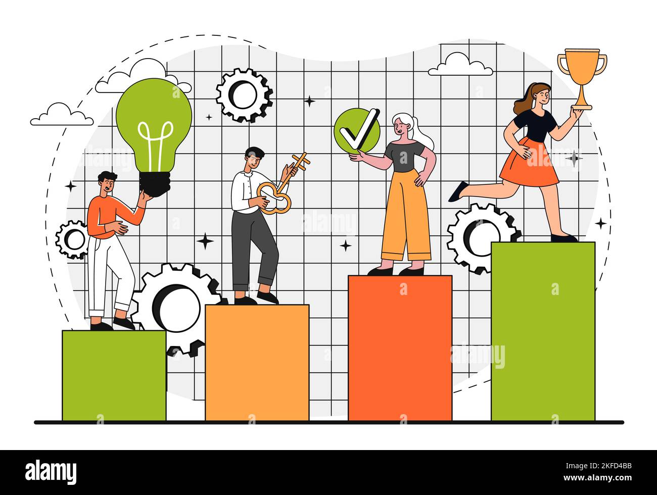 Success advance business plan Stock Vector Images - Alamy