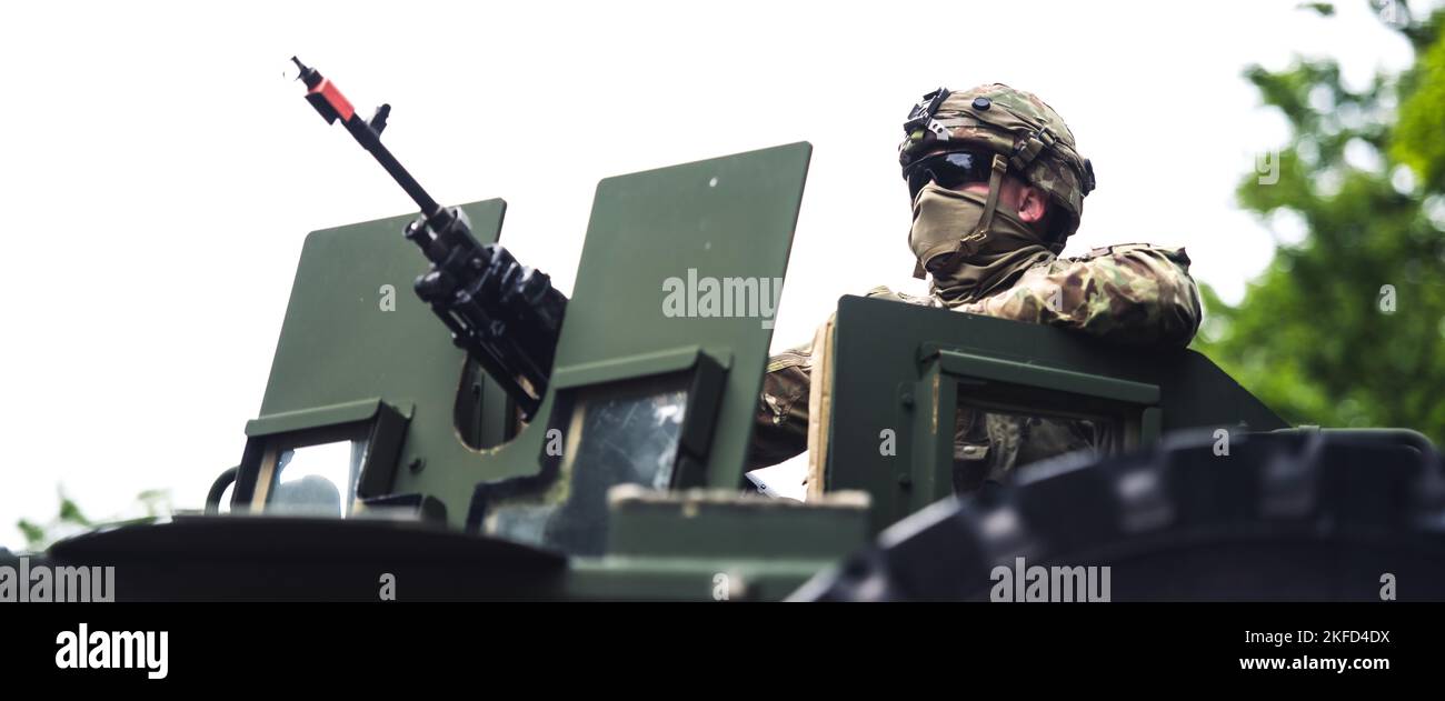 A U.S. soldier assigned to the 21st Theater Sustainment Command ...