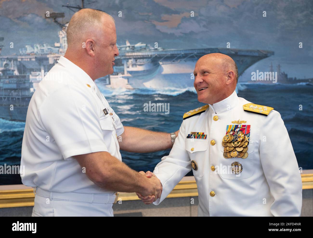 220908-N-GR120-1323 ANNAPOLIS, Md. (Sept. 8, 2022) Chief of Naval Operations Adm. Mike Gilday ...