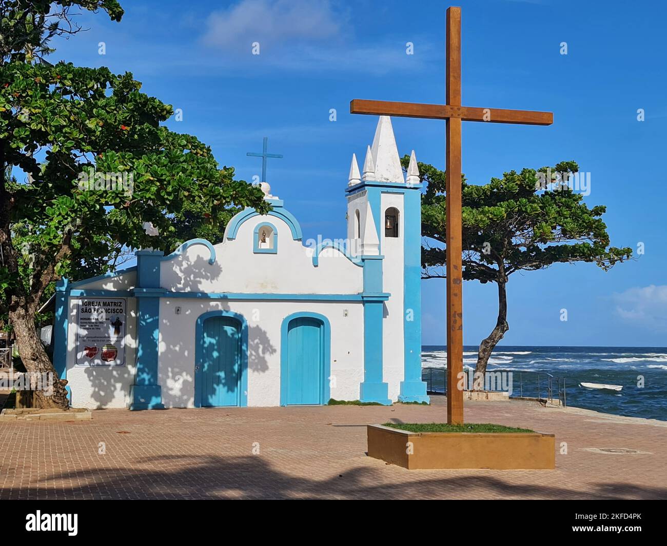Historic church praia forte hi-res stock photography and images - Alamy