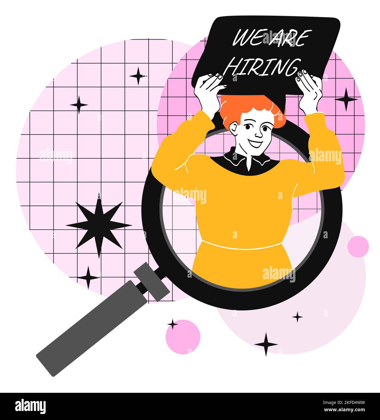 We hiring concept Stock Vector Image & Art - Alamy