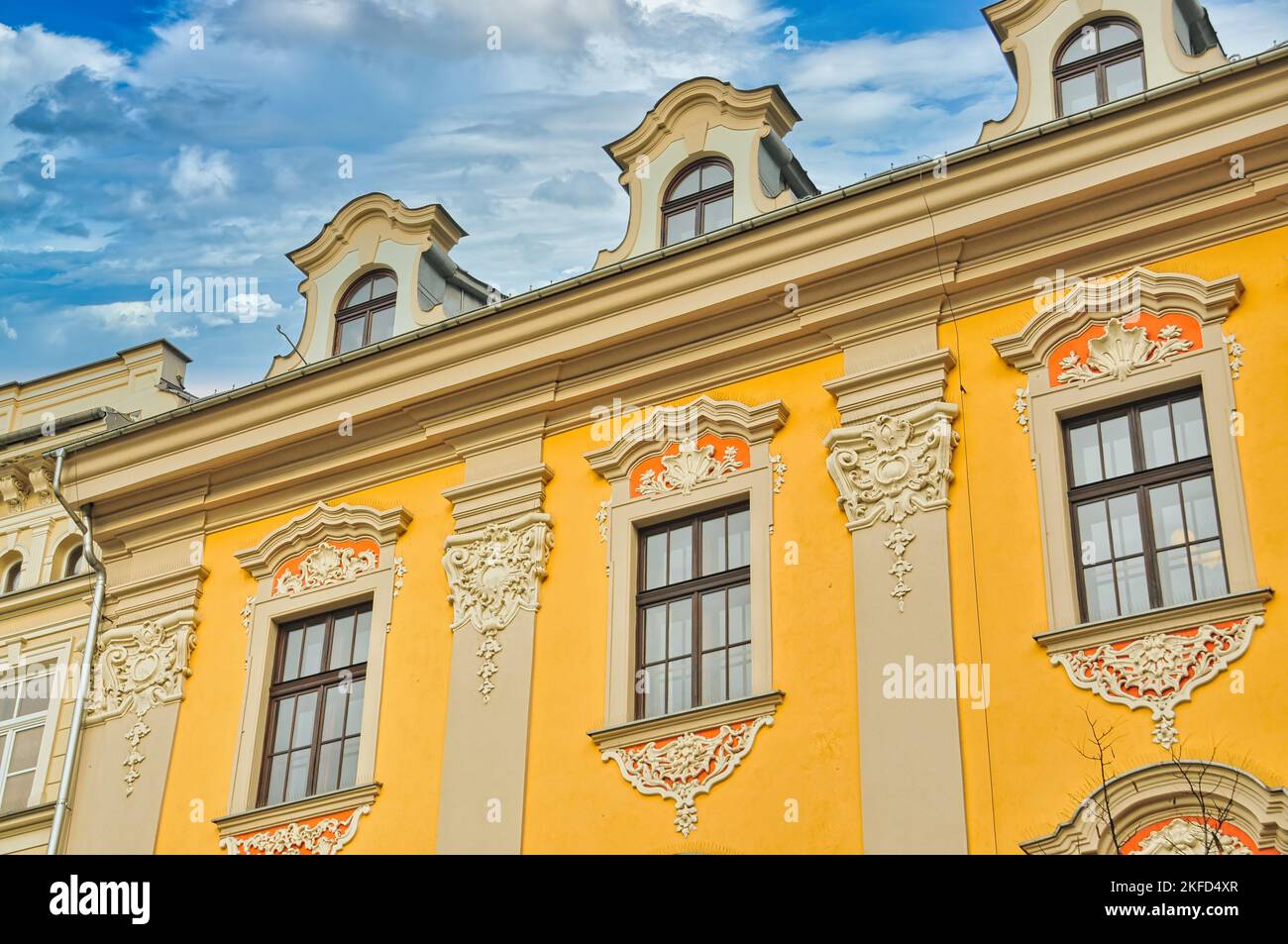 A beautiful view of the historical building in Krakow Stock Photo - Alamy