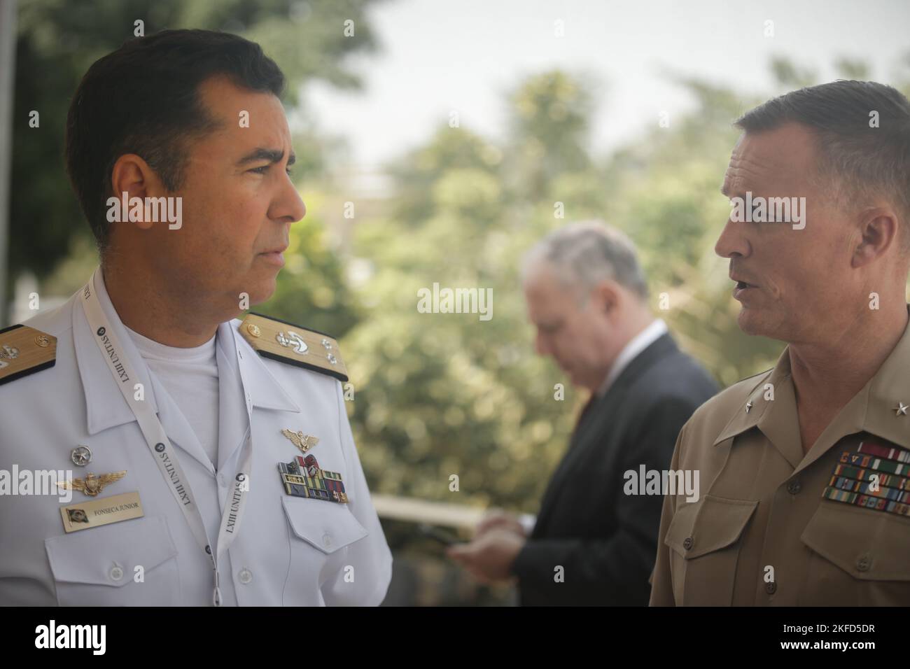U.S. Marine Corps Brig. Gen. Len “Loni” Anderson, commanding general of ...