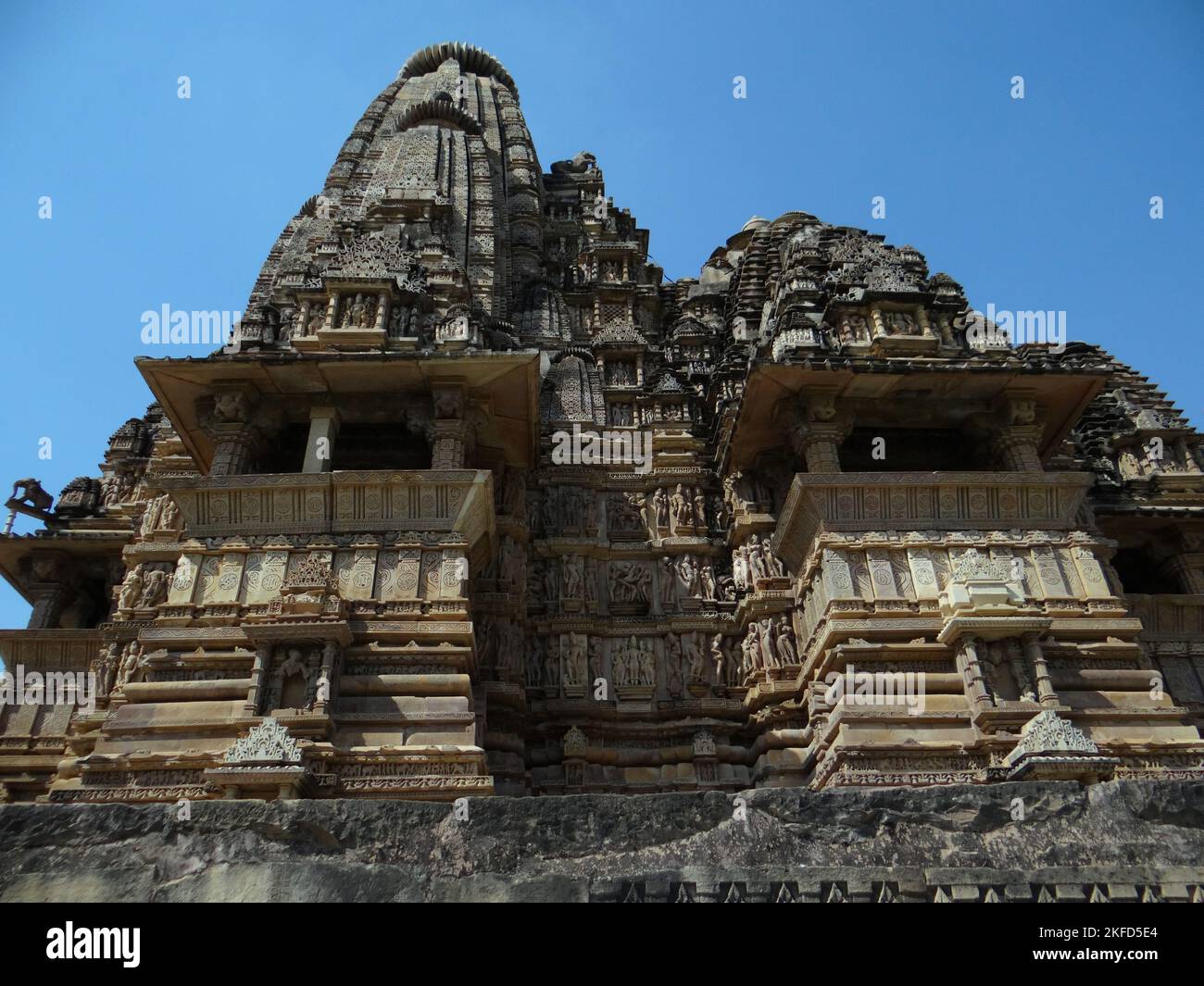 The Khajuraho complex, a UNESCO world heritage site in central India ...