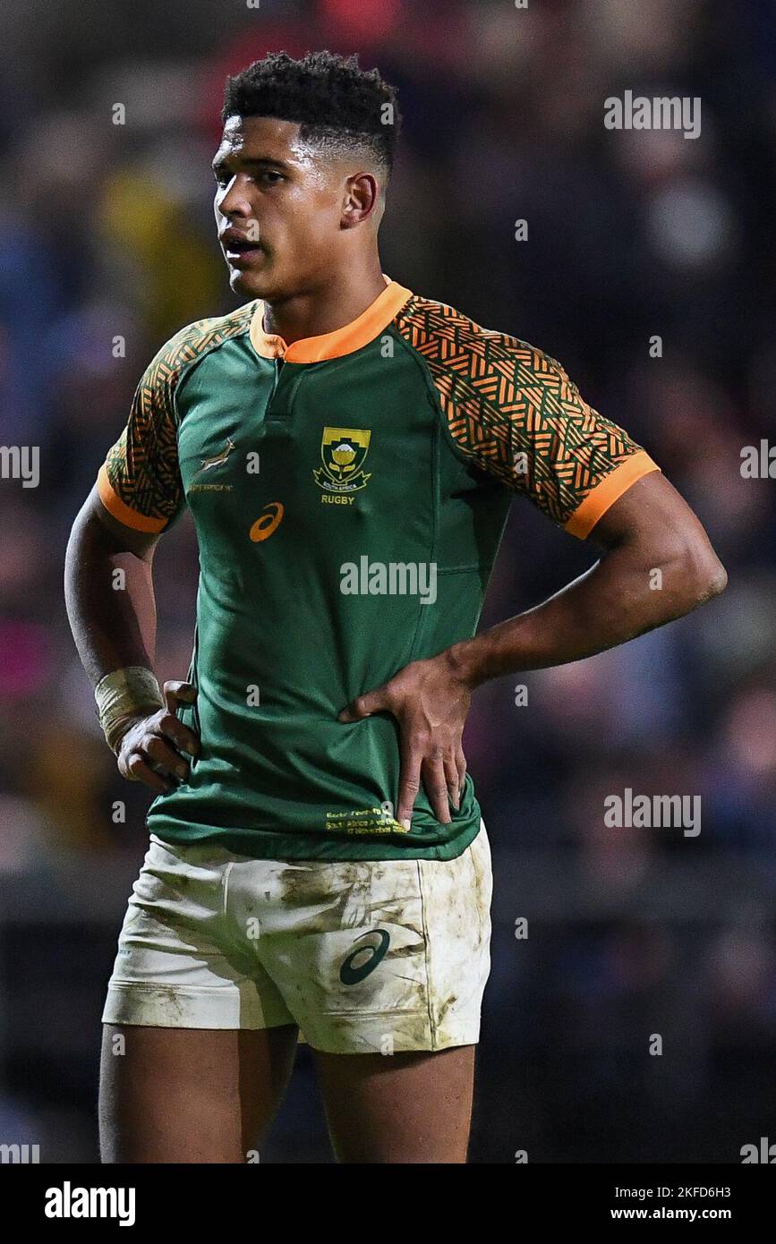 Sacha Feinberg-Mngomezulu of South Africa, during the Friendly match ...