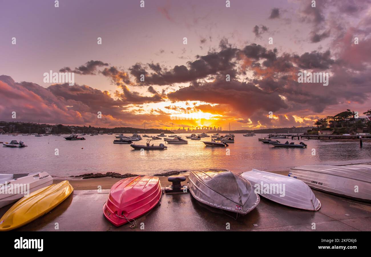 Beautiful skies at watsons bay hi-res stock photography and images - Alamy