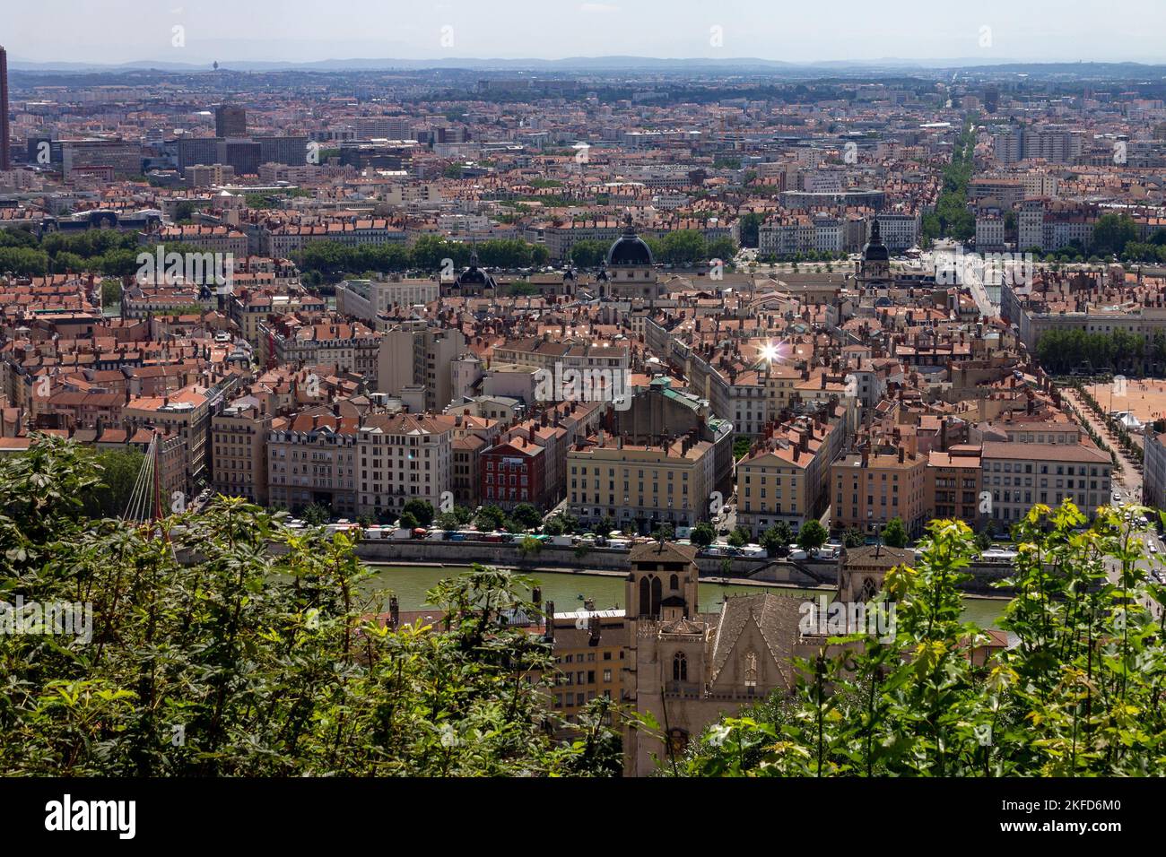 The historical buildings of downtown Lyon, France Stock Photo - Alamy
