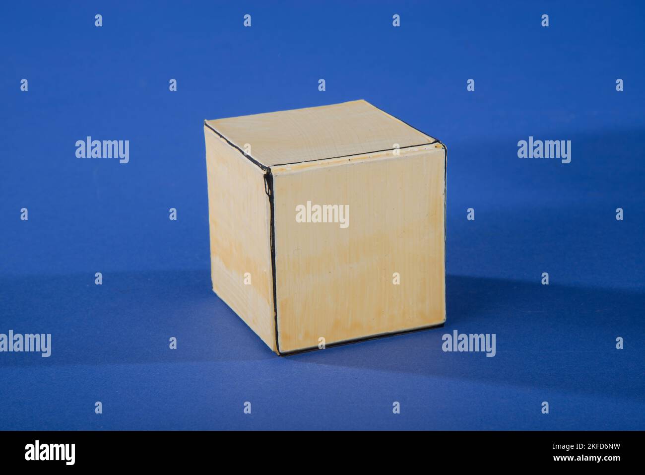 Geometric model by American physicist Martin Berman of a Cube ca. 1978 ...