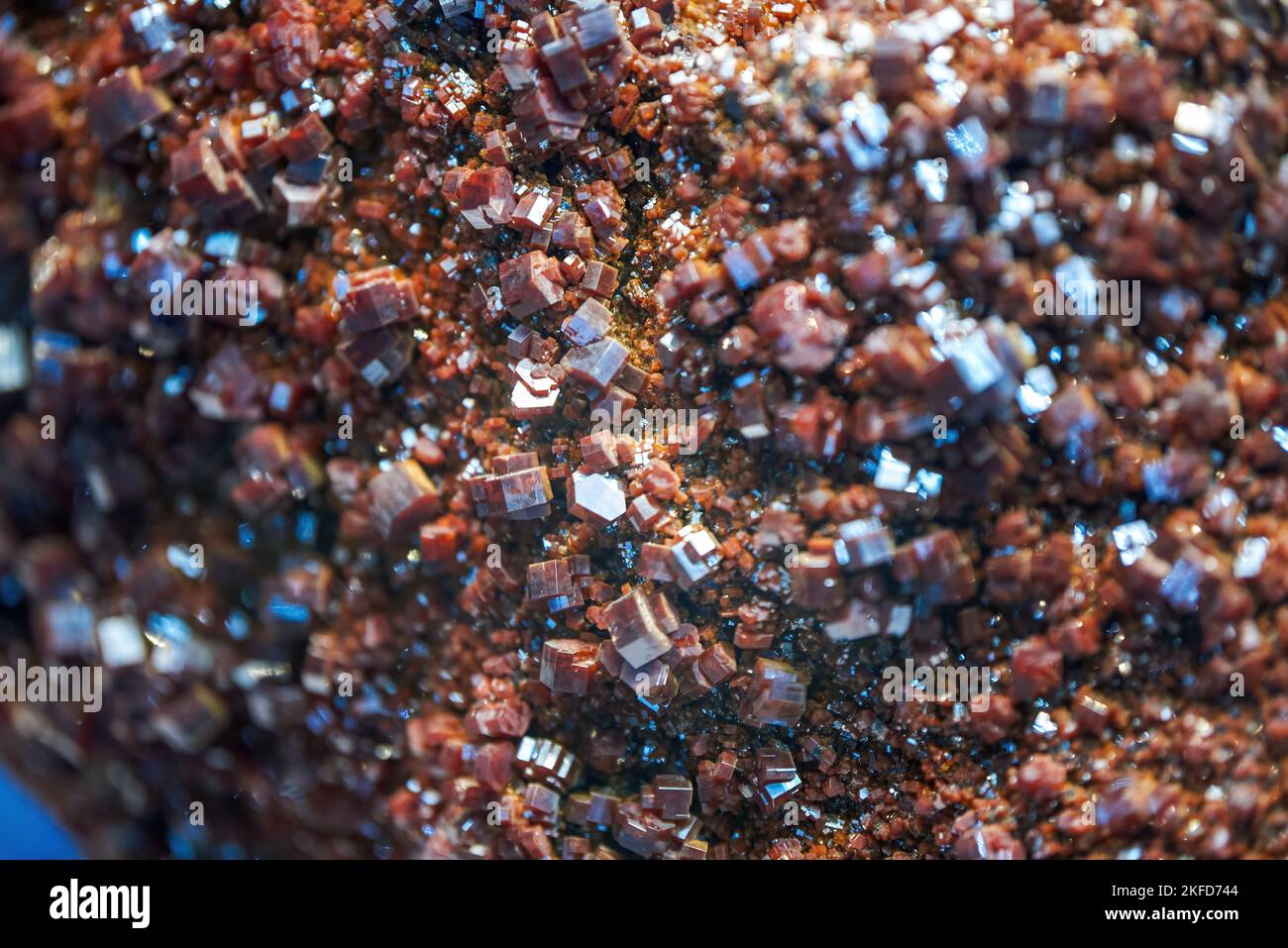 Close-up of naturally occurring rare crystalline ore Stock Photo - Alamy