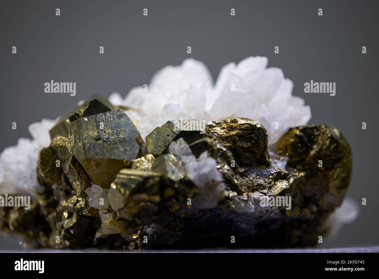 Close-up of naturally occurring rare crystalline ore Stock Photo - Alamy