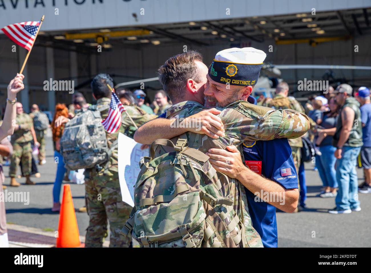 U.S. Army Spc. James DeBisschop, a health care specialist assigned to the 142nd Area Support ...