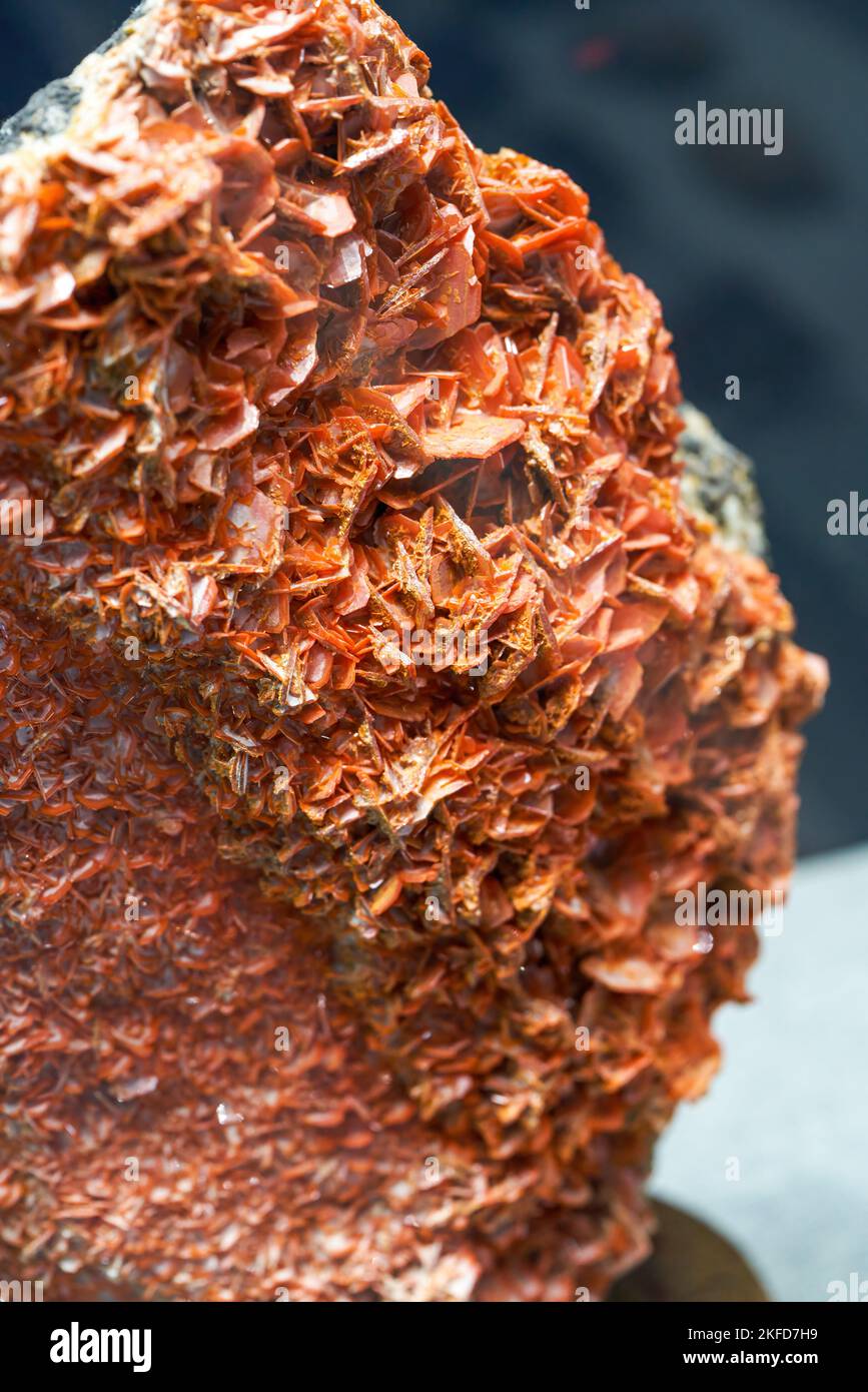 Close-up of naturally occurring rare crystalline ore Stock Photo - Alamy