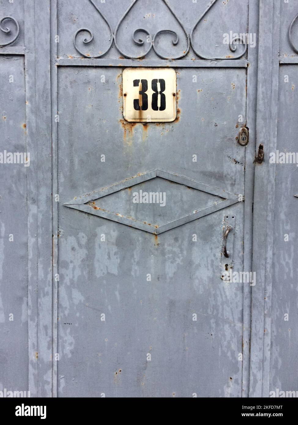 Number 38 sign hi-res stock photography and images - Alamy