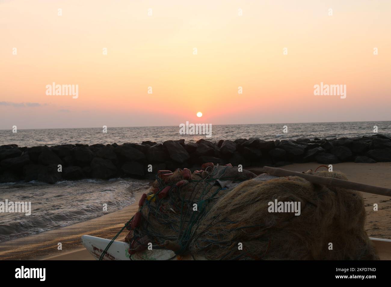 Beautiful Sunsets in the Beach, Visit Sri Lanka Stock Photo - Alamy