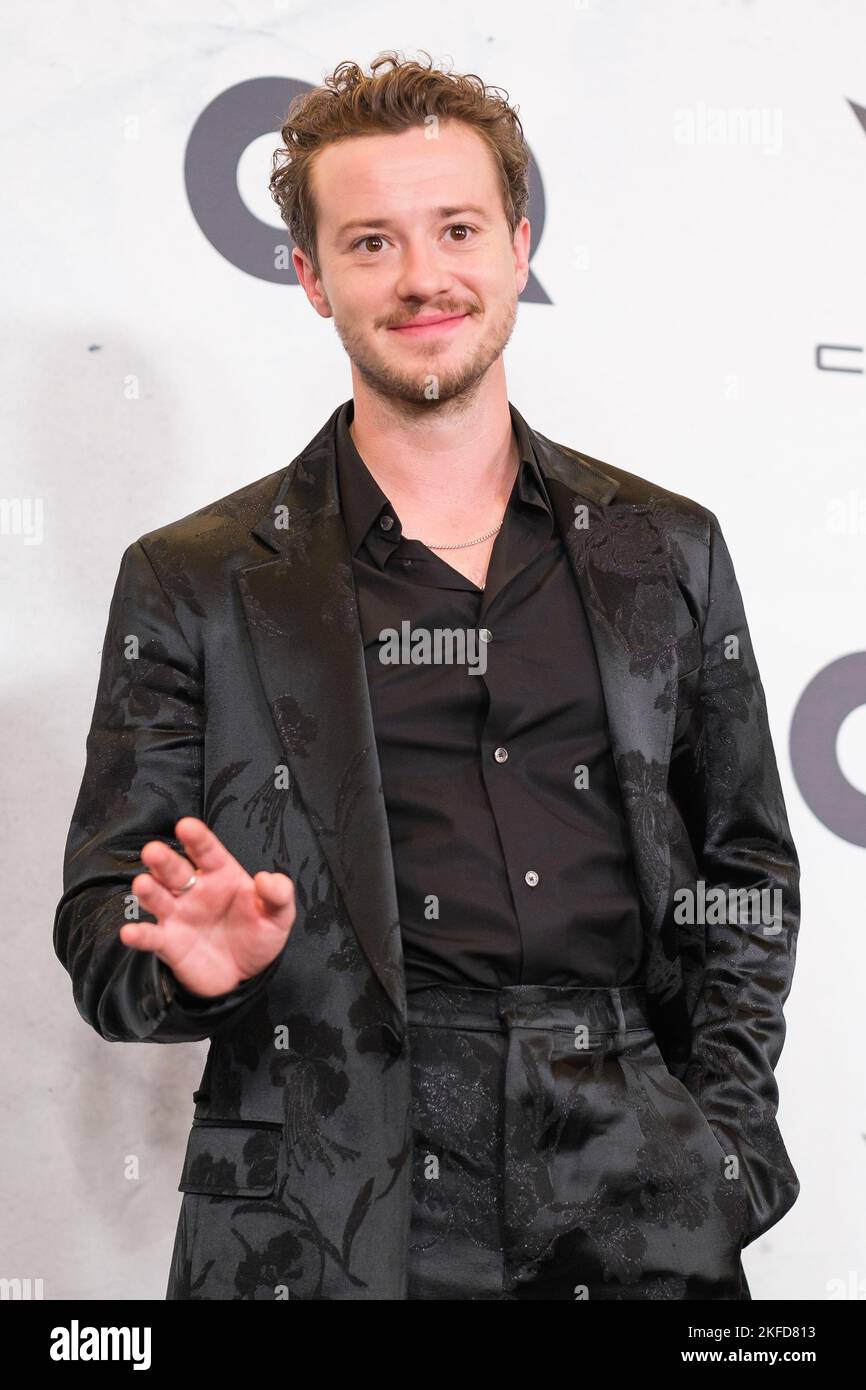 Joseph Quinn attends the "GQ Men Of The Year" awards 2022 at the Palace ...