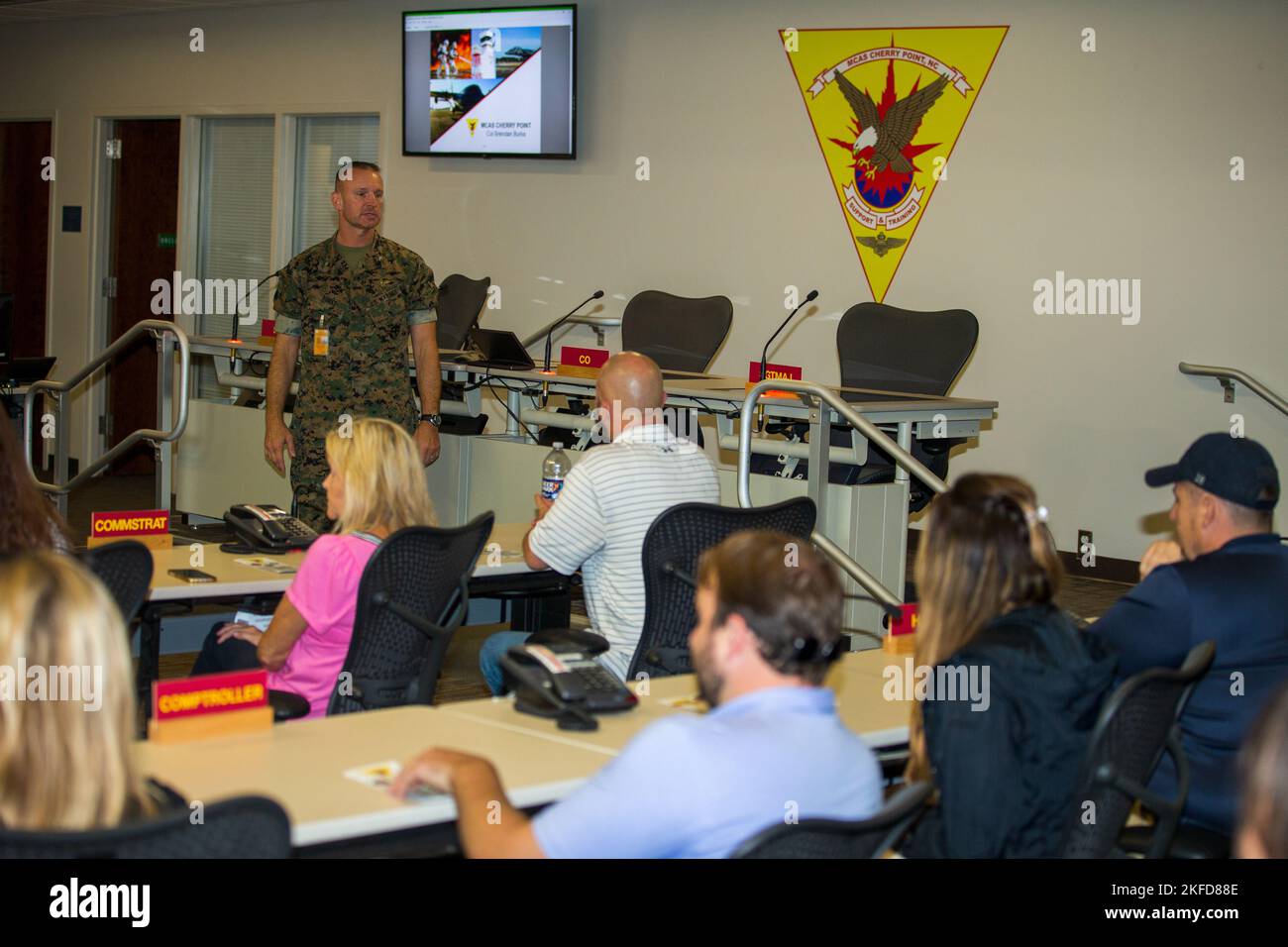 U.S. Marine Corps Col. Brendan Burks, Marine Corps Air Station (MCAS ...