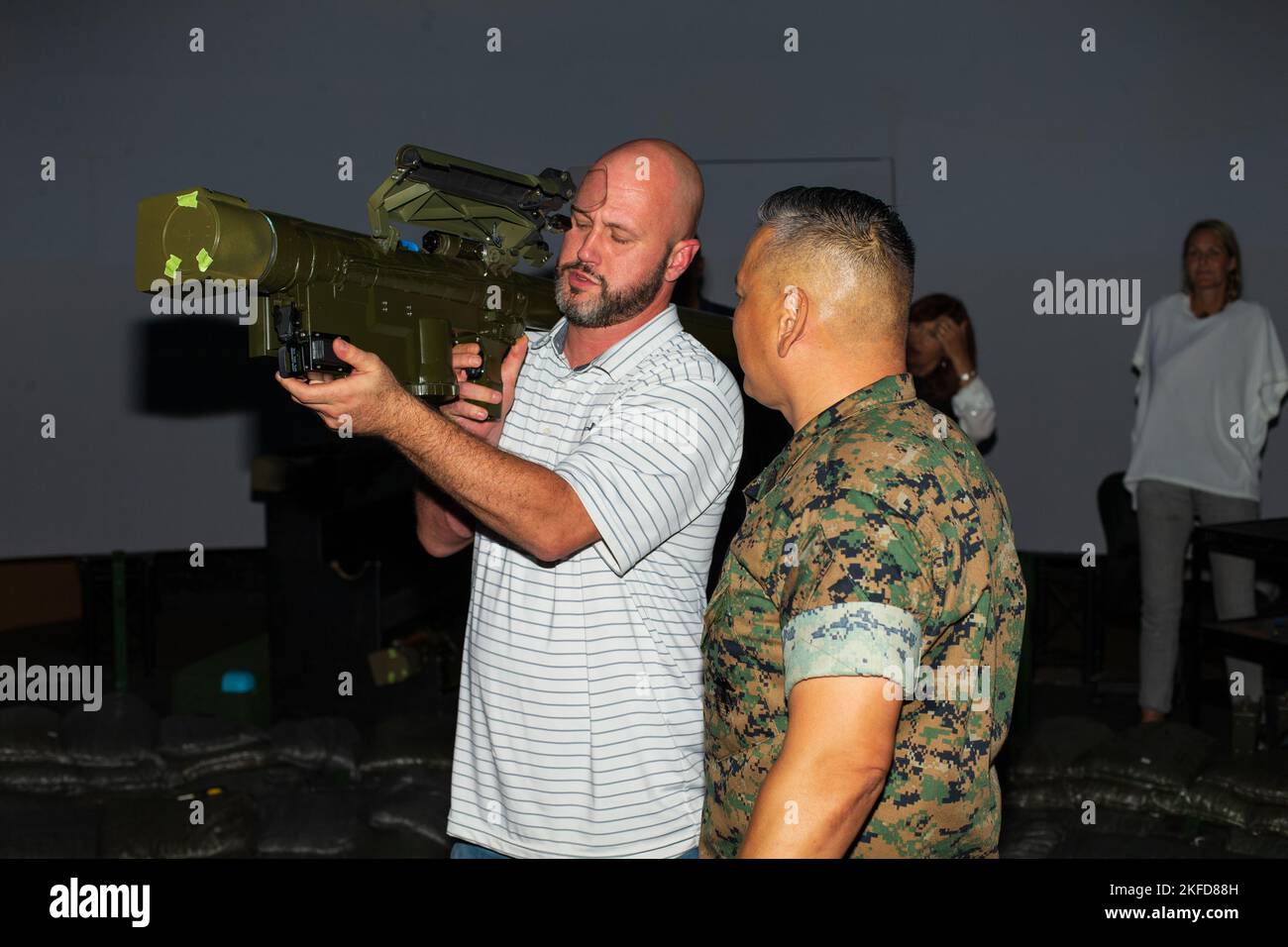 Master Sgt. Daniel J. Sablan, assistant operations chief, 2nd Low ...