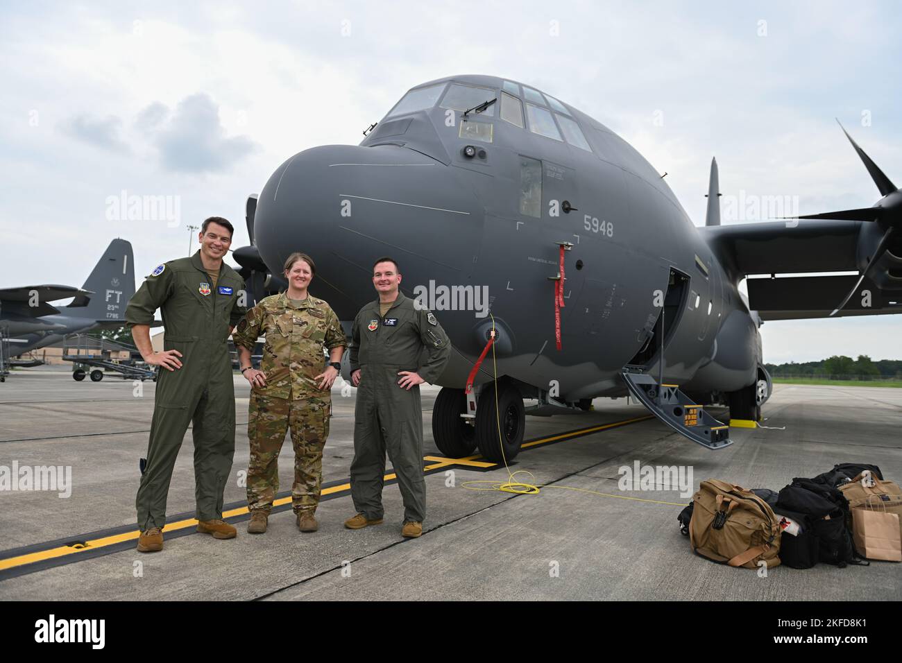 U.S. Air Force Lt. Col. Brian Desautels, 23rd Wing director of staff ...