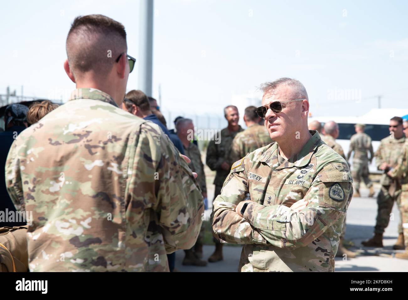 U.S. Army Maj. Gen. Michael J. Turley, the adjutant general commanding ...