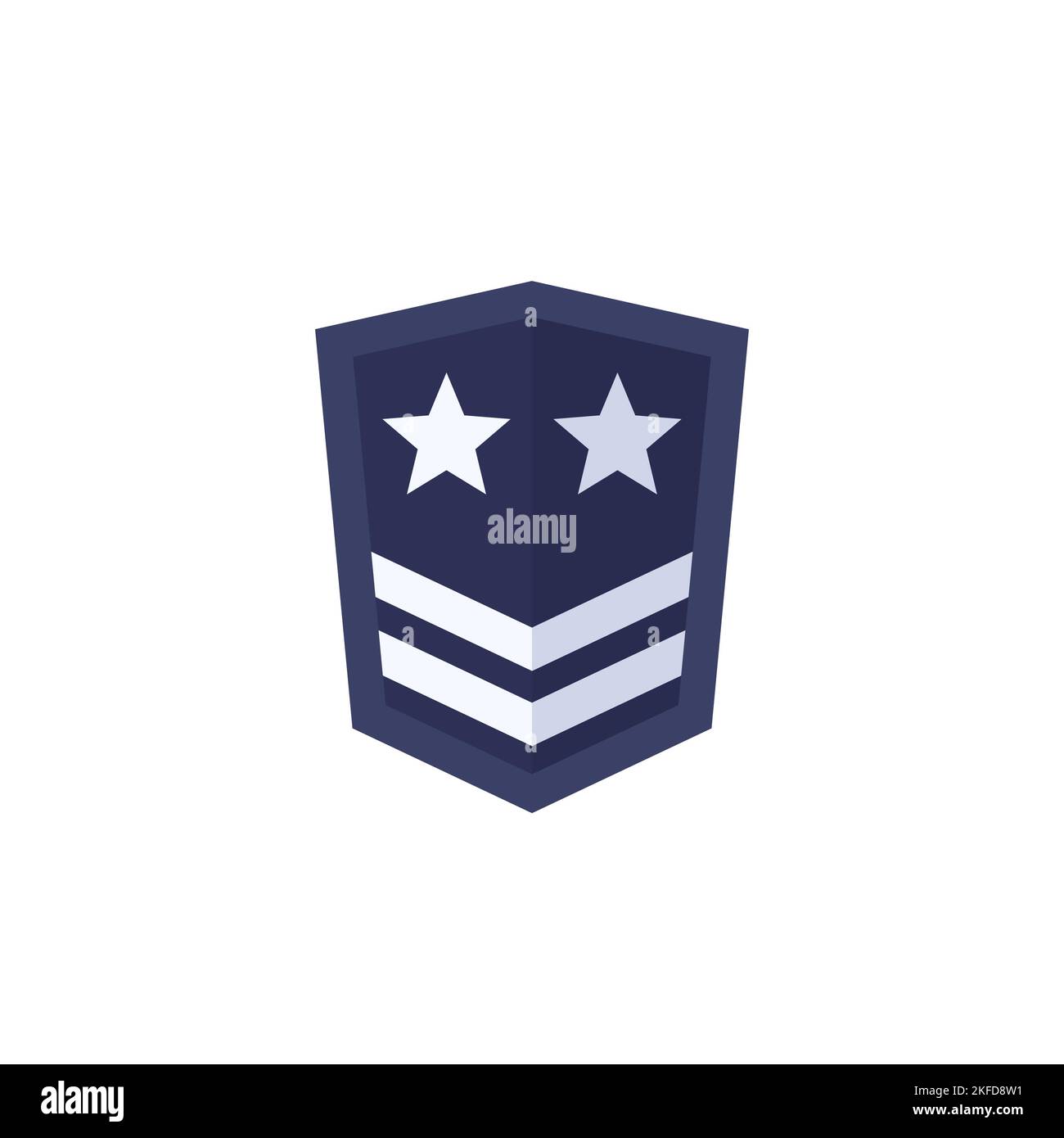Military rank, army icon with stars Stock Vector Image & Art - Alamy