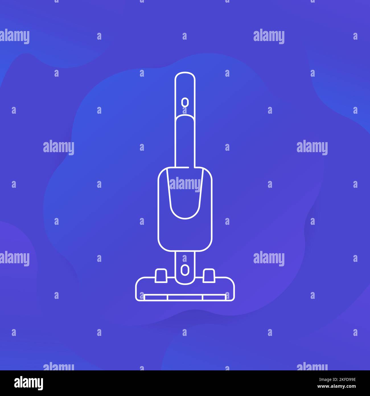 cordless vacuum cleaner icon, linear design Stock Vector Image & Art ...