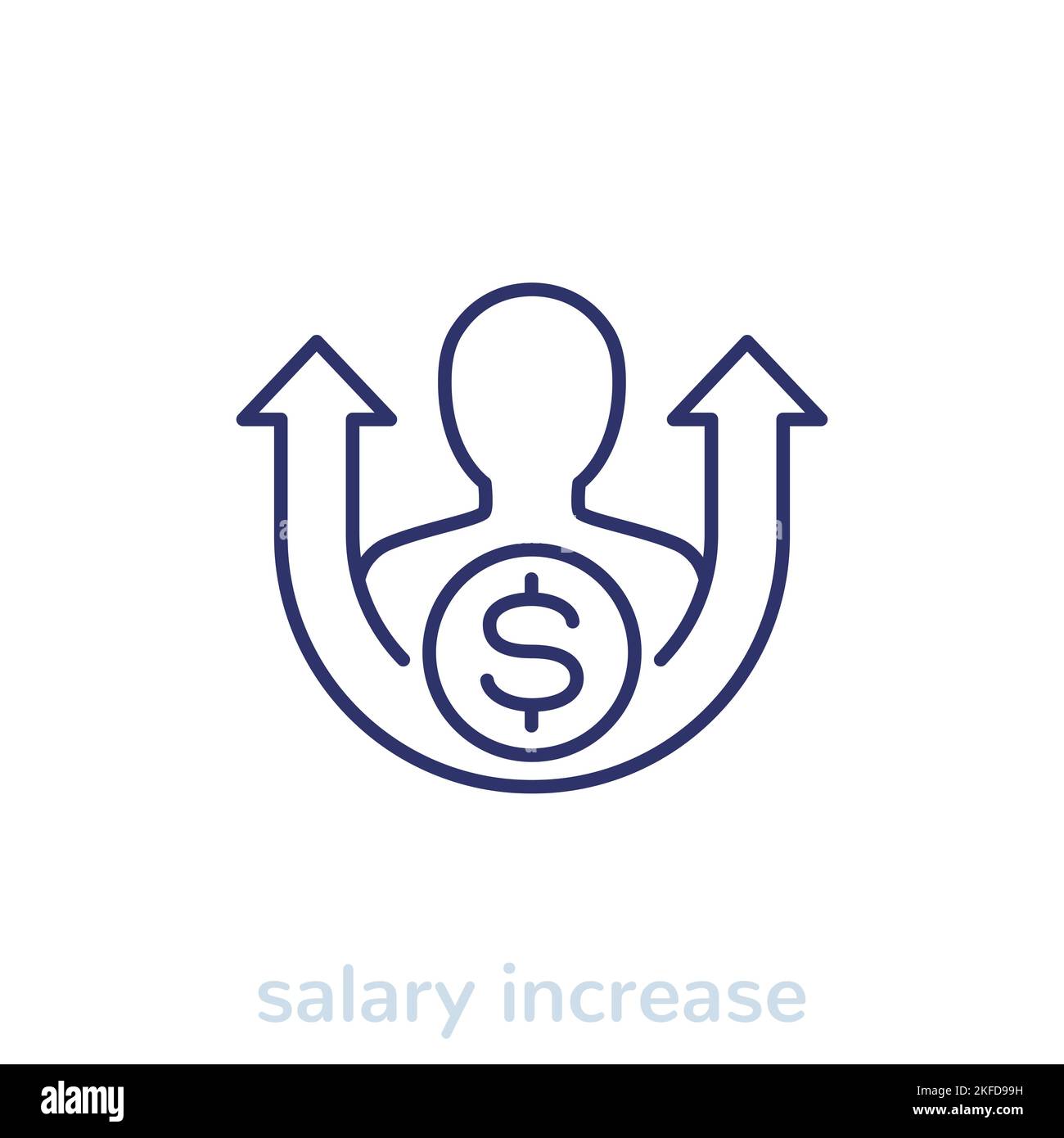 Salary pay increase Cut Out Stock Images & Pictures - Alamy