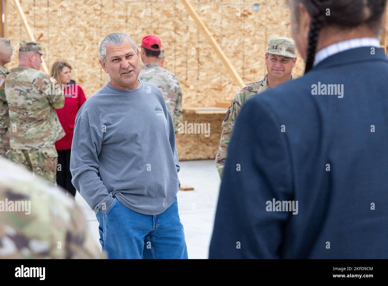 Barry Campbell, project manager with Whispering Ridge Construction ...