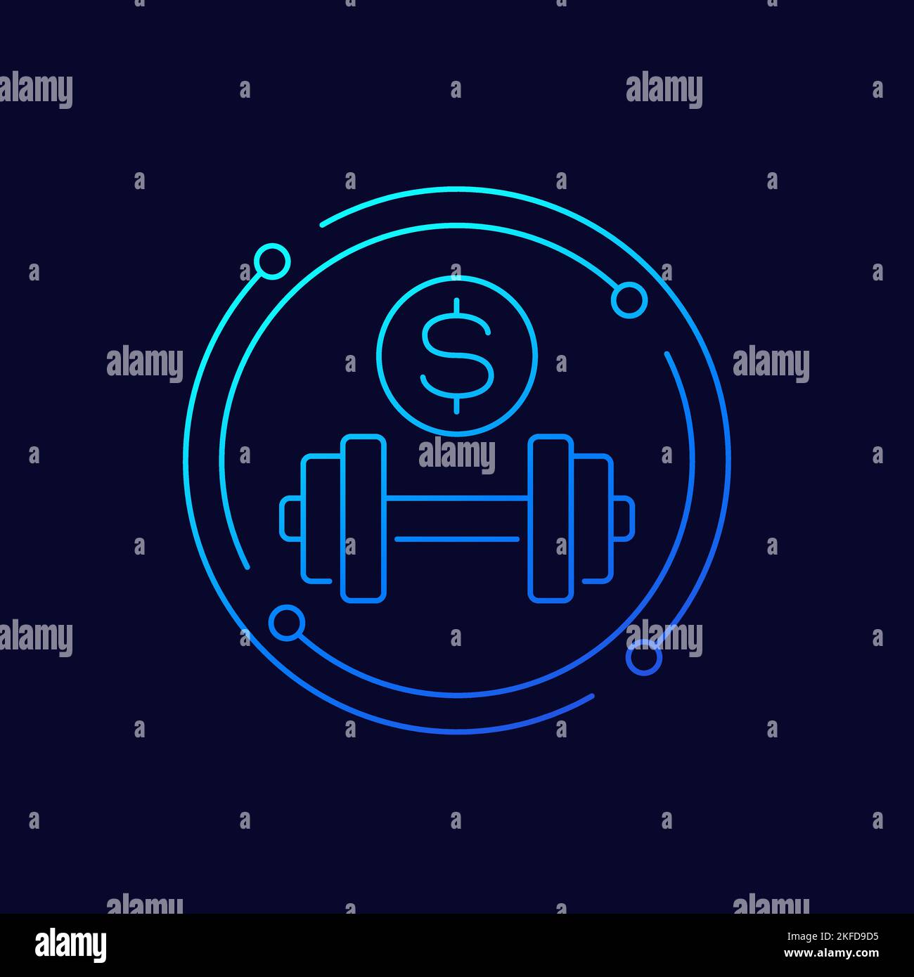 Pay as you gym Stock Vector Images - Alamy