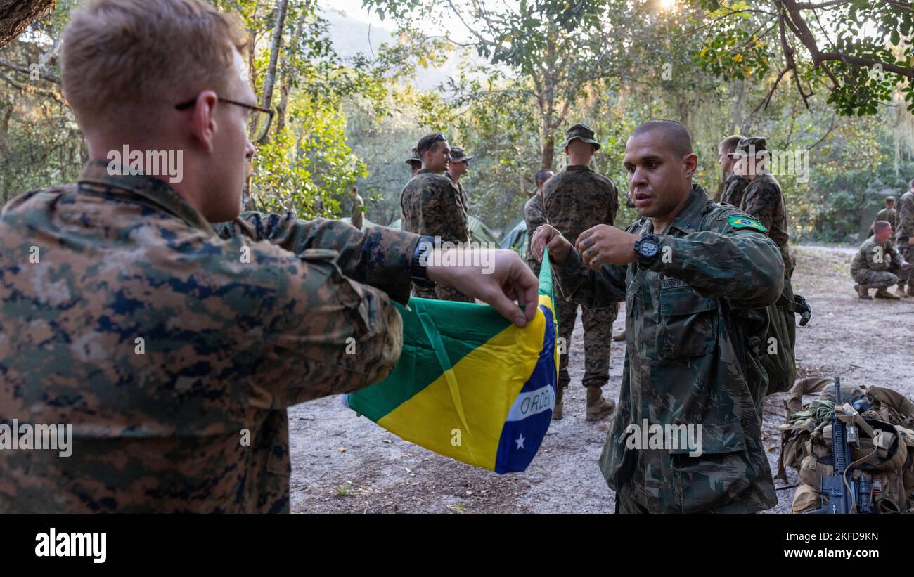 U.S. Marine Corps Cpl. Eli Smith, a squad leader with Lima Company, 3rd Battalion, 25th Marine ...