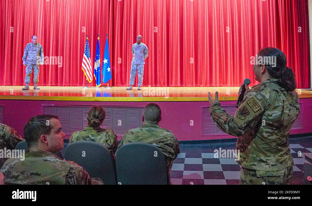 The 16th Air Force command team visited with the 688th Cyberspace Wing ...