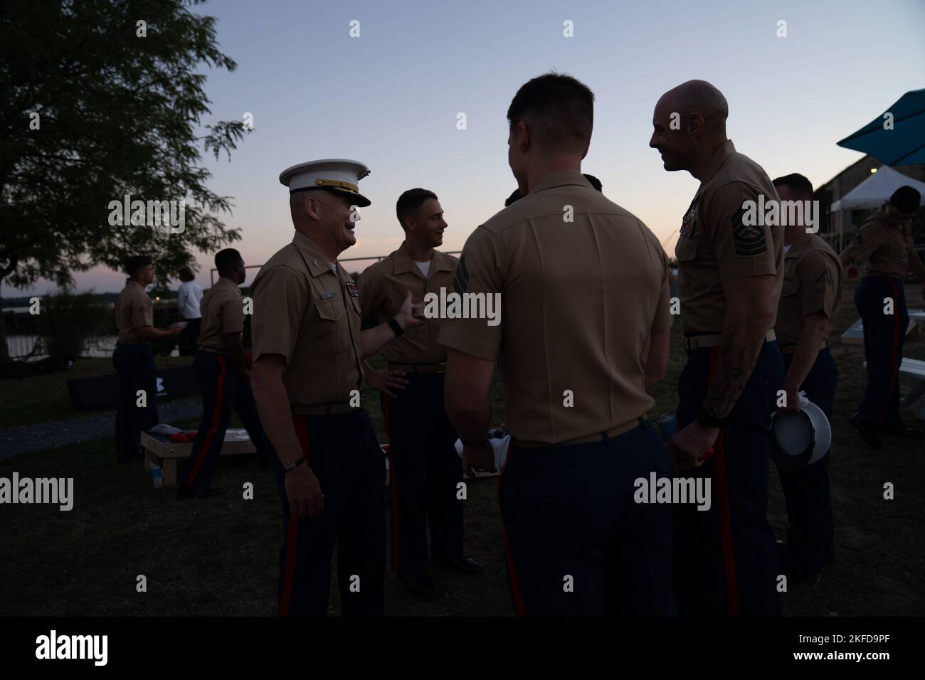 U.S. Marine Corps Col. Phillip Ash, commanding officer of 1st Marine ...