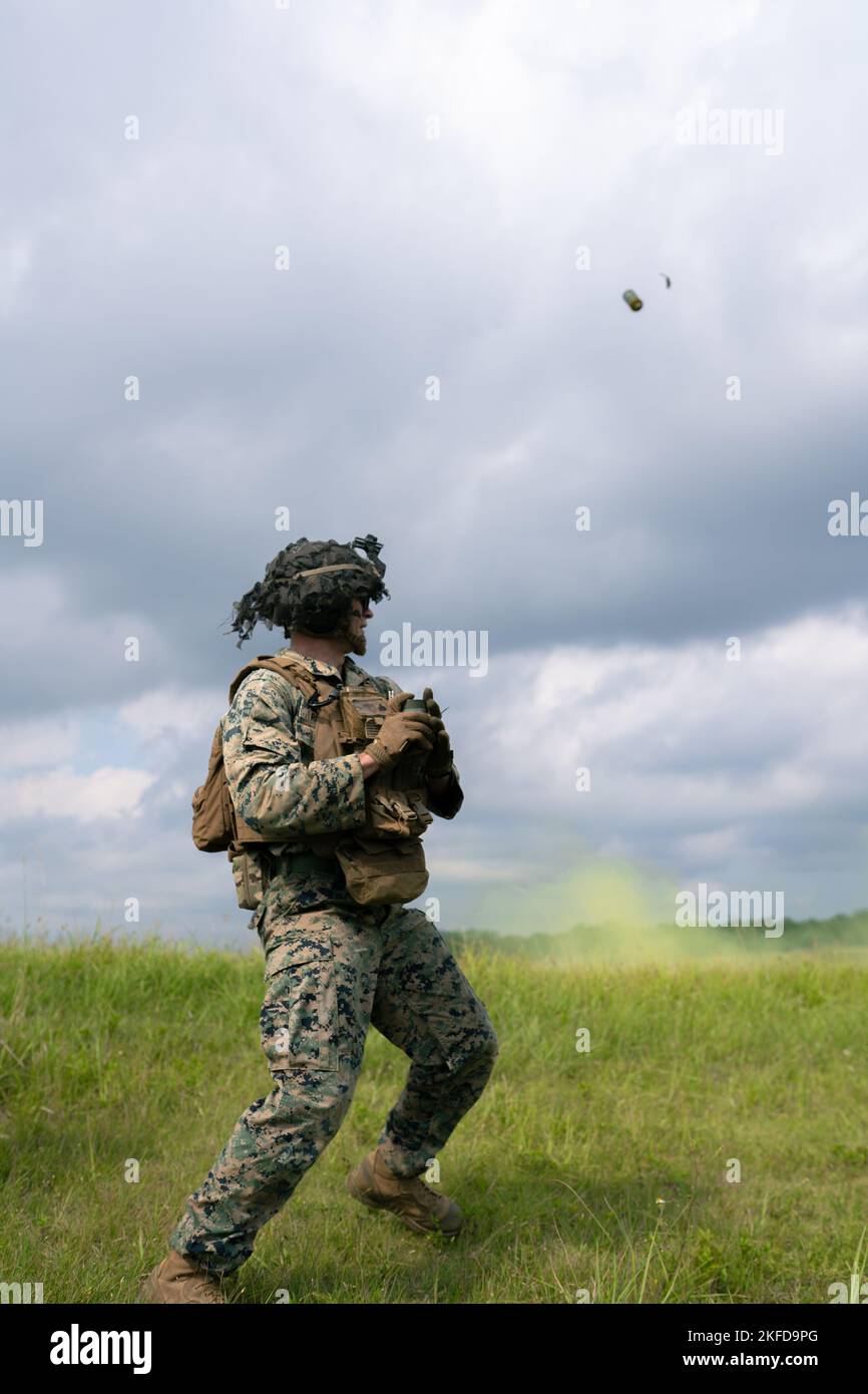 U.S. Marine Corps Cpl. Kyle Roberts, a rifleman with 3d Battalion, 3d ...