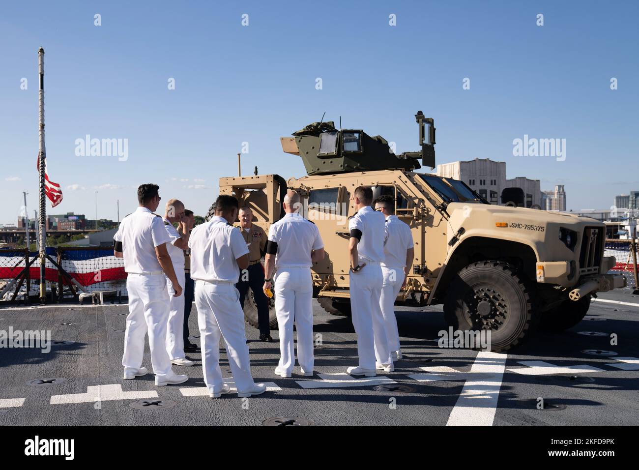 U.S. Marine Corps Col. Phillip Ash, commanding officer of 1st Marine ...