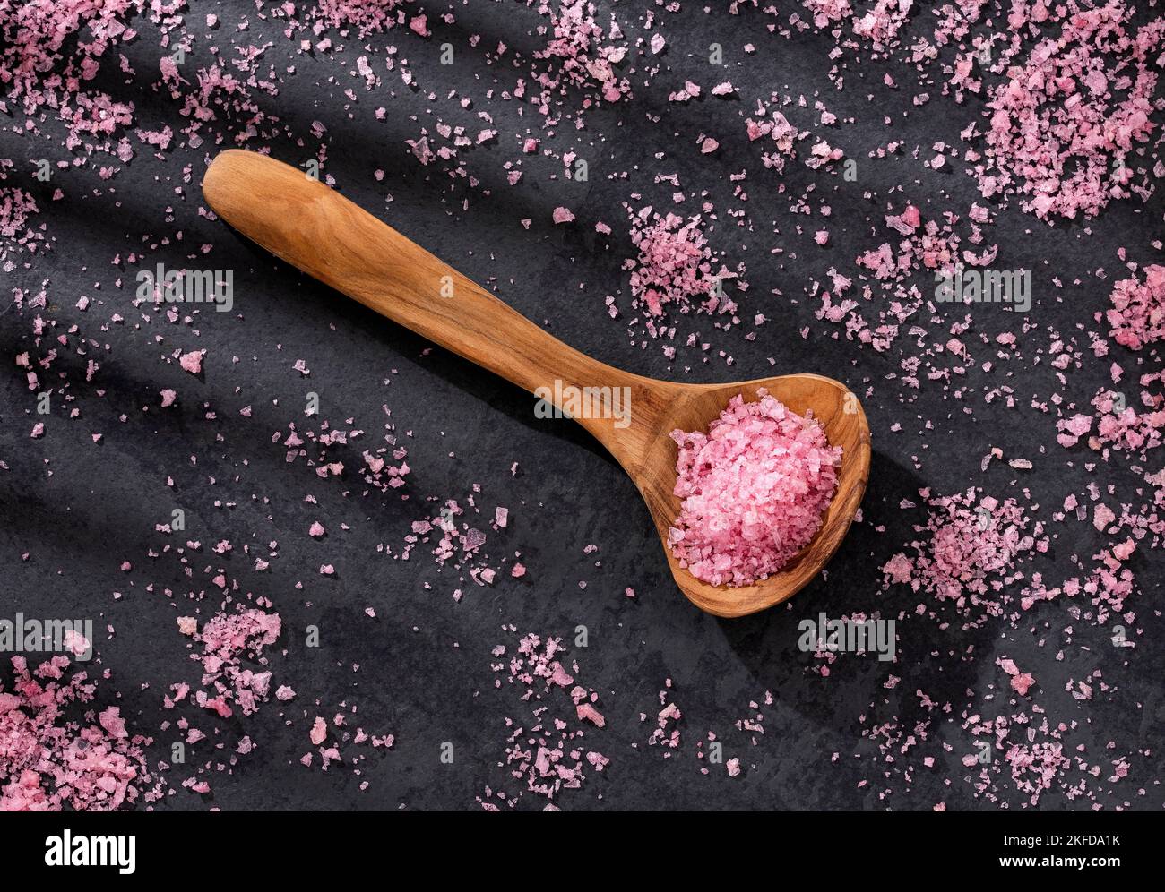 Red wine salt - Condiment to aromatize and season food Stock Photo - Alamy