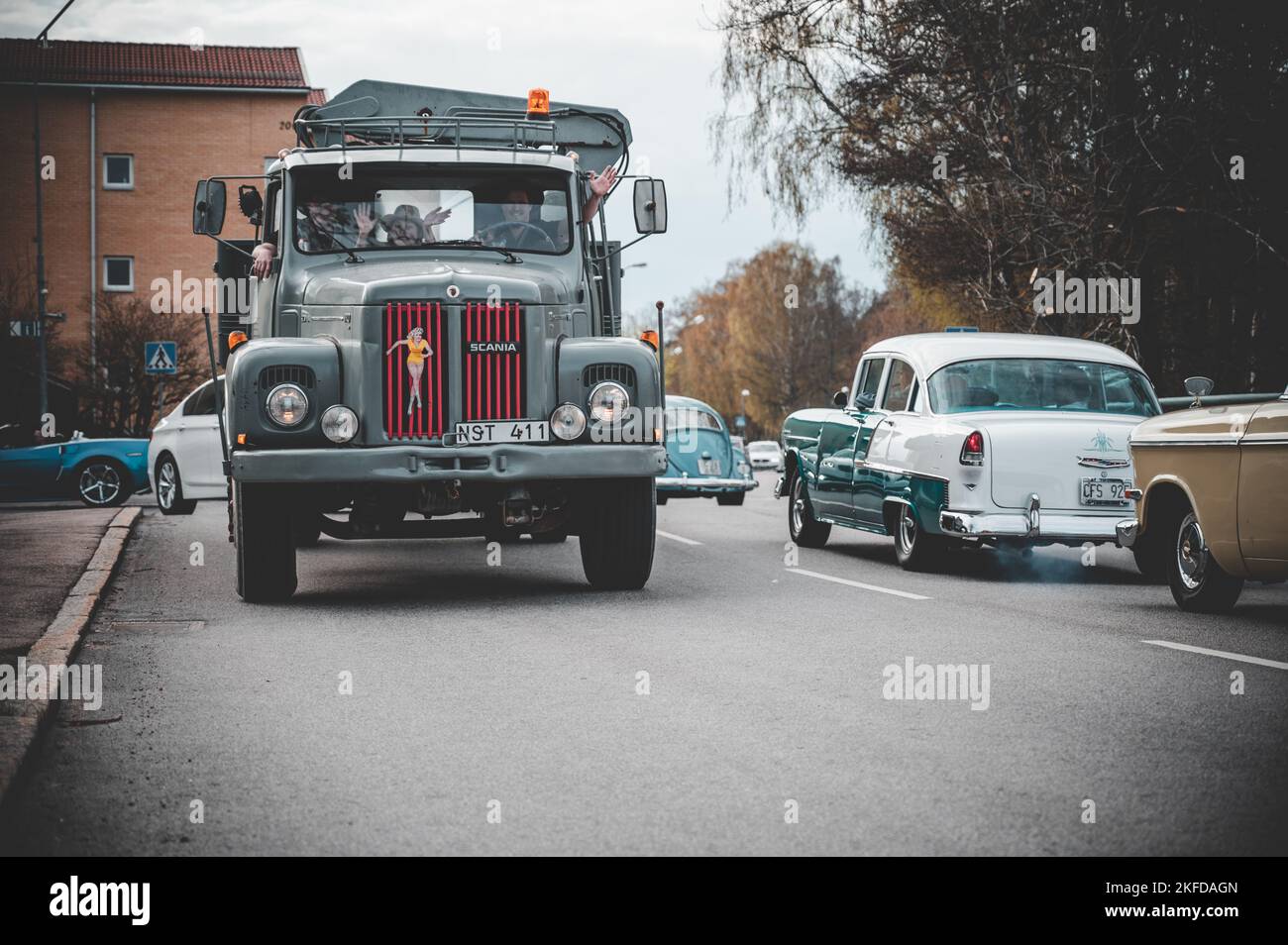 Classic scania truck hi-res stock photography and images - Alamy