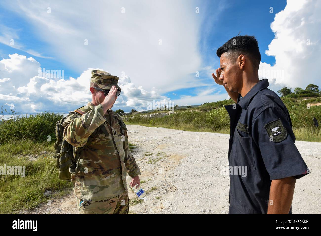 Capt. Madison Bips, a member of the Georgia National Guard's 1st ...