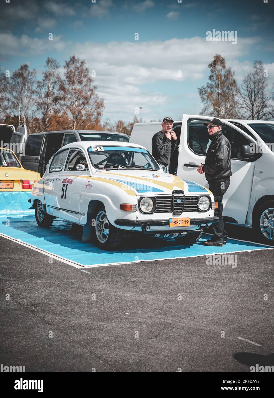 A rally motorsport competition in Nybro, Sweden called Zabra Stock ...